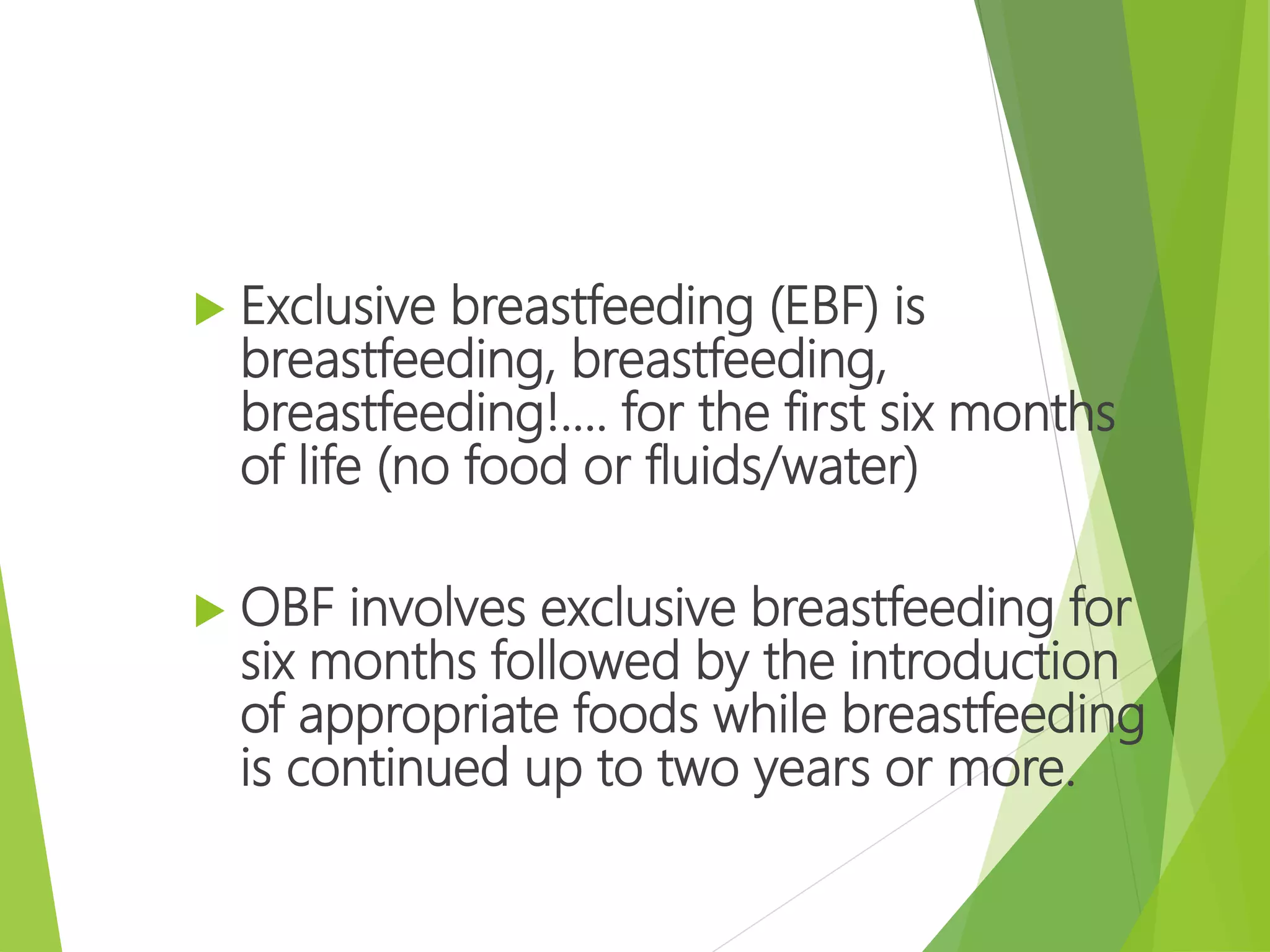 Optimal breastfeeding practices of mothers in paid employment | PPT