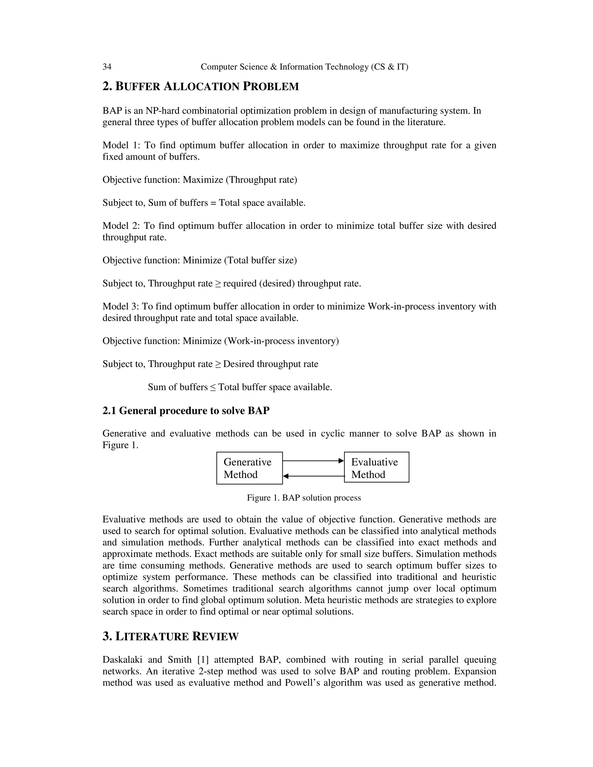 Optimal buffer allocation in | PDF