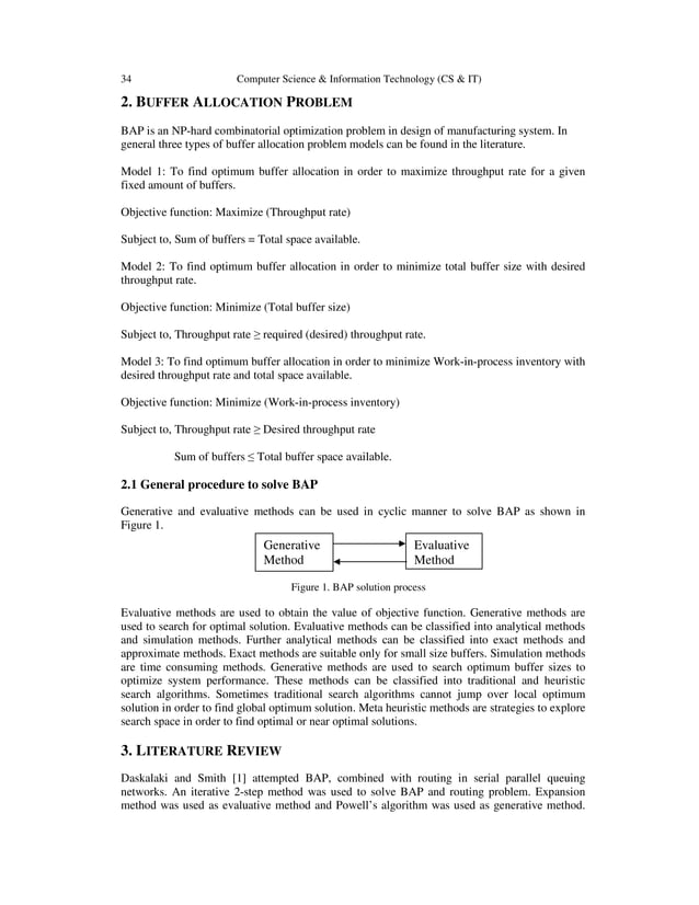 Optimal buffer allocation in | PDF