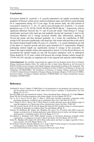 Optimal forest rotation length for forest in China | PDF