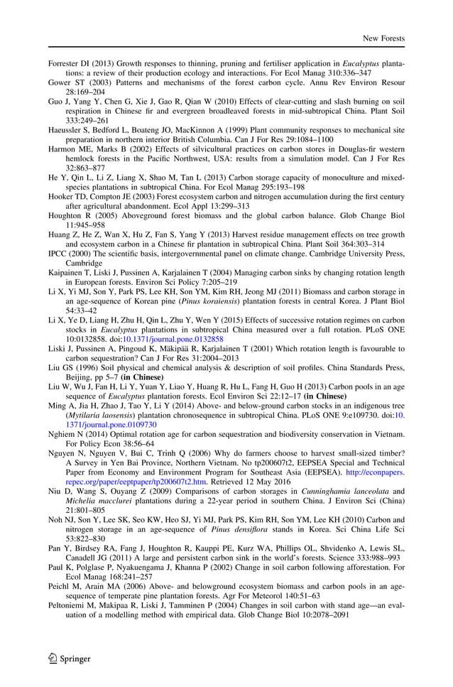 Optimal forest rotation length for forest in China | PDF