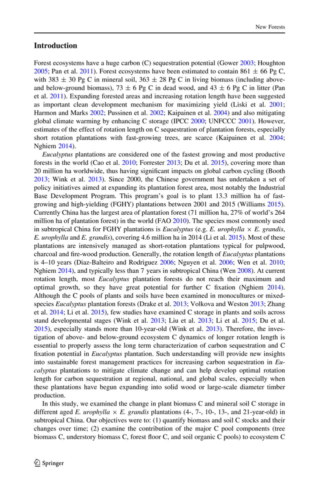 Optimal forest rotation length for forest in China | PDF