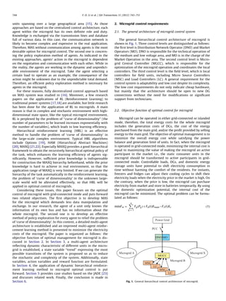 Optimal control in microgrid using multi agent reinforcement learning | PDF