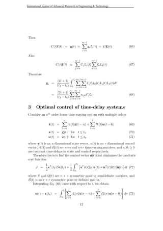 Optimal control of multi delay systems via orthogonal functions | PDF