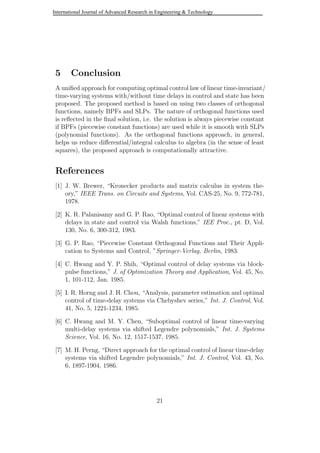 Optimal control of multi delay systems via orthogonal functions | PDF