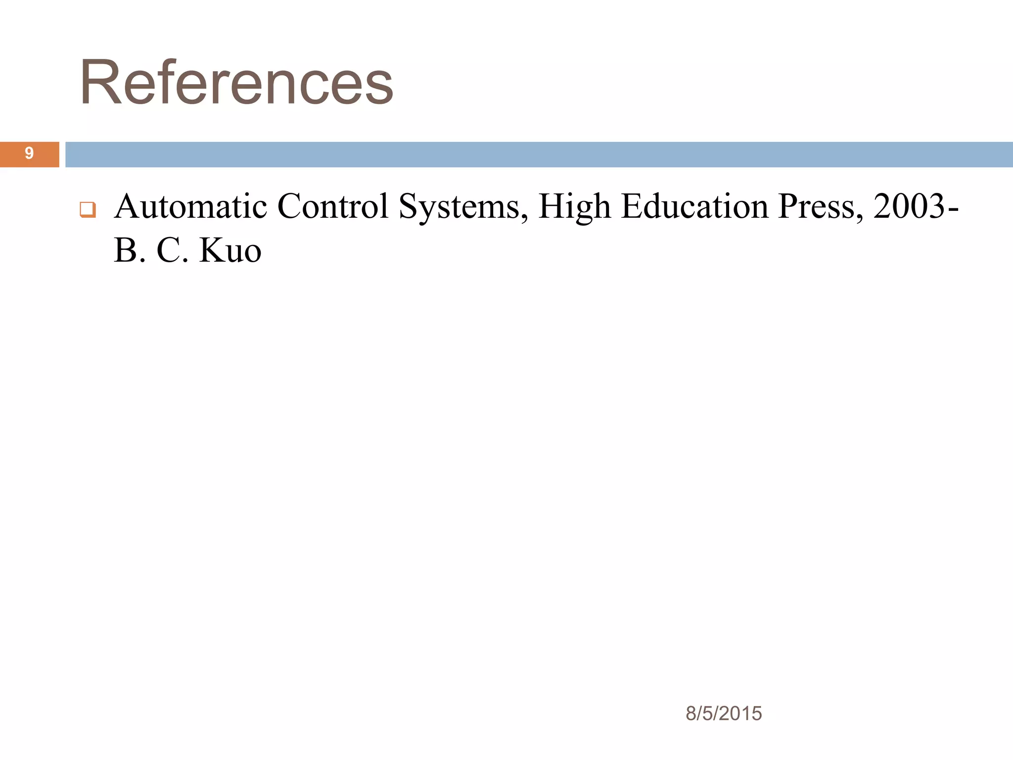 Optimal control system | PPTX
