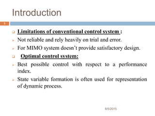Optimal control system | PPTX