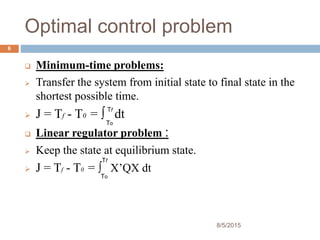 Optimal control system | PPTX