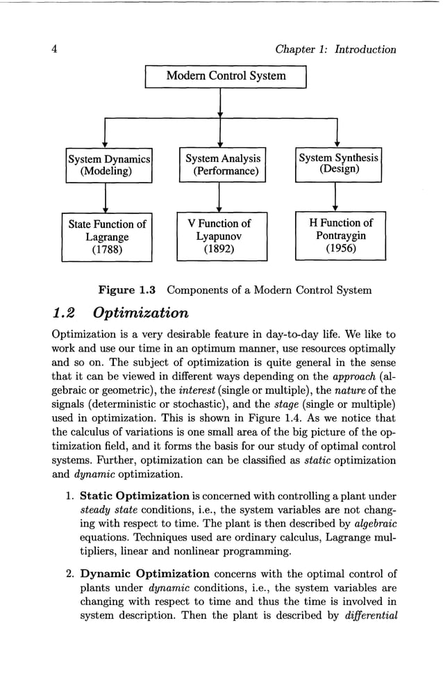 Optimal control systems | PDF