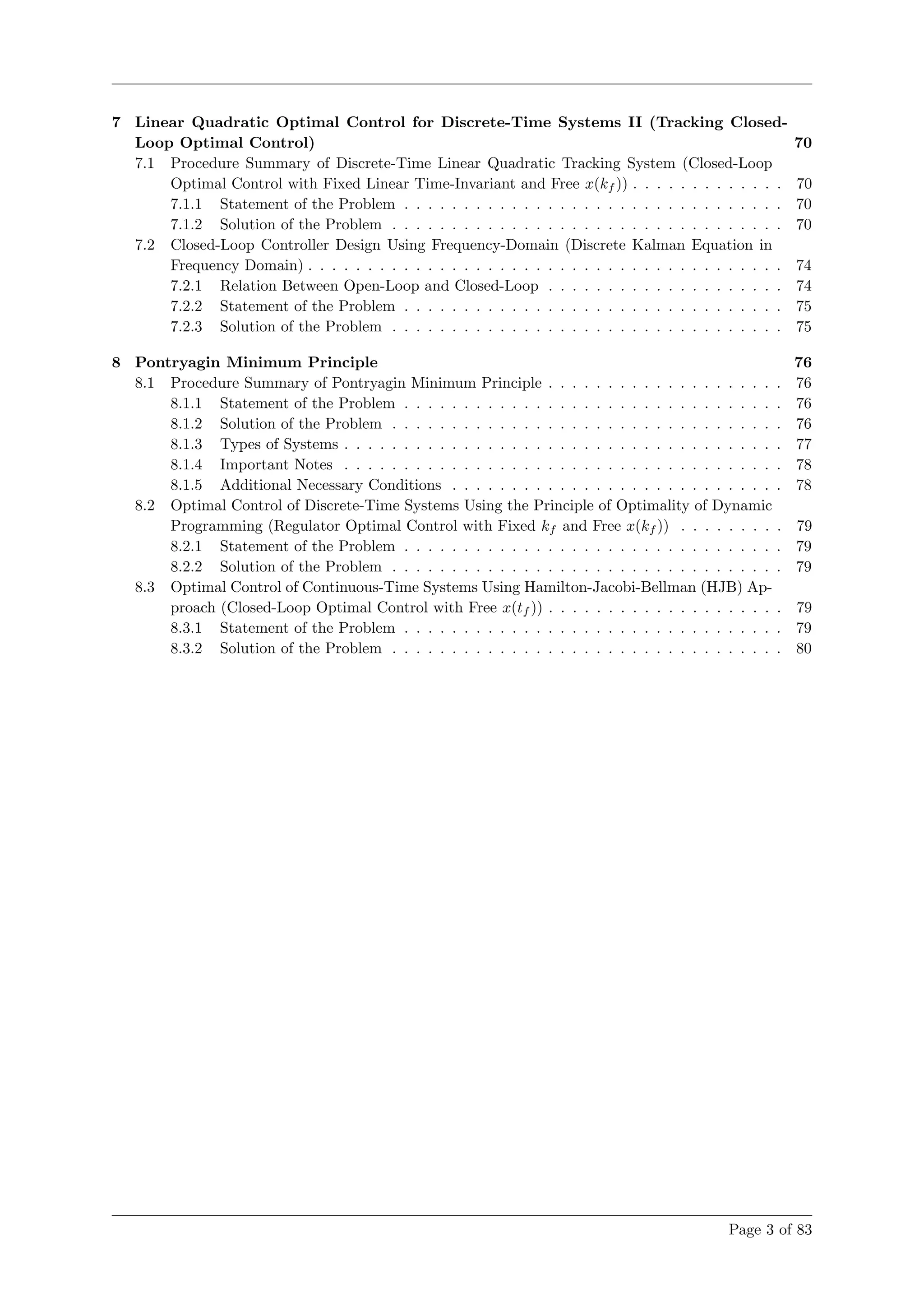 Optimal control systems | PDF