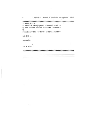 Optimal Control Systems: Solutions for Problems (1st Edition Subbaram Naidu | PDF