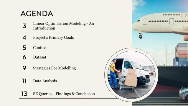 Optimal Decision Making - Cost Reduction in Logistics | PPT