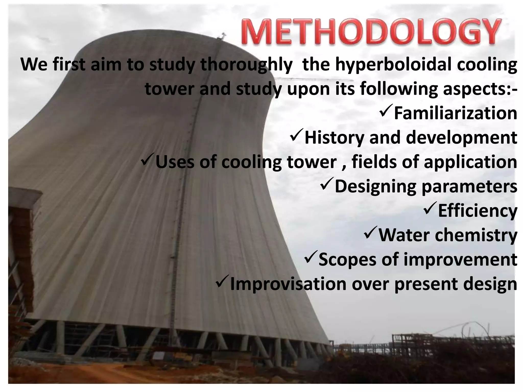 Optimal design of a hyperboloidal cooling tower | PPTX