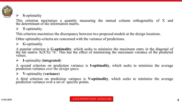 Optimal design & Population mod pyn.pptx | Physics | Science