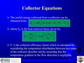 Optimal Design of Solar Flat Plate Collector | PDF
