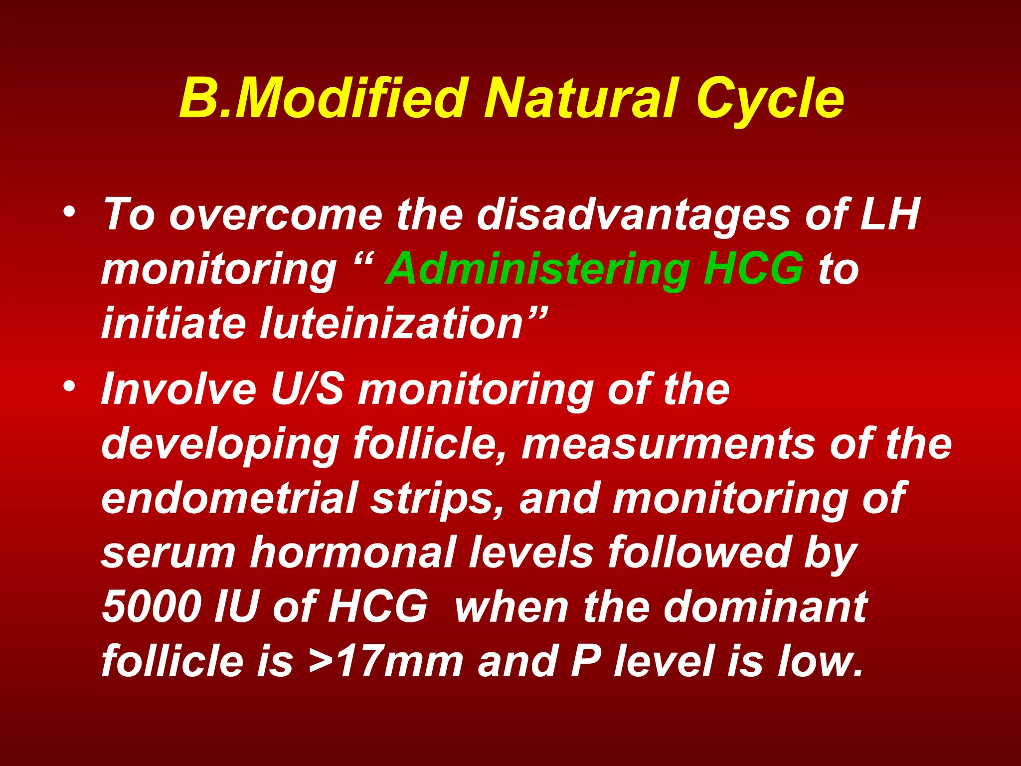 Optimal endometrial preparation for frozen embryo transfer cycles | PPT