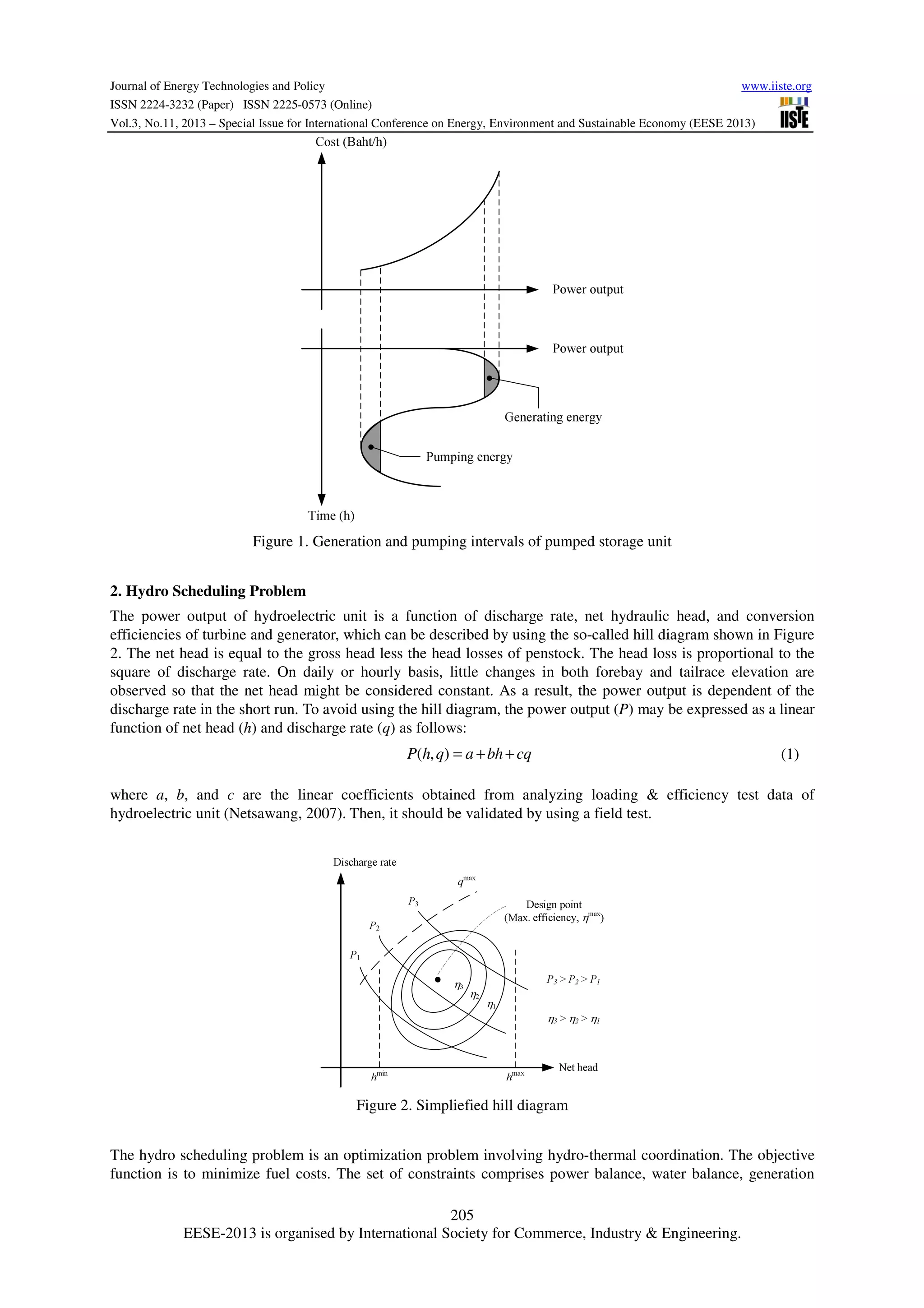 Optimal generation scheduling of hydropower plant with pumped storage unit | PDF | Power and ...