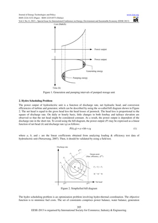 Optimal generation scheduling of hydropower plant with pumped storage unit | PDF | Power and ...