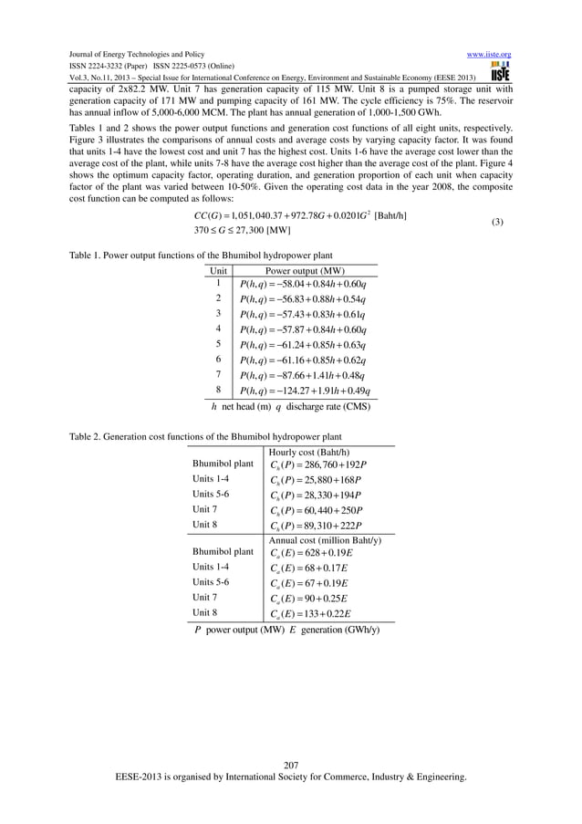 Optimal generation scheduling of hydropower plant with pumped storage unit | PDF | Power and ...