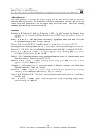 Optimal generation scheduling of hydropower plant with pumped storage unit | PDF | Power and ...