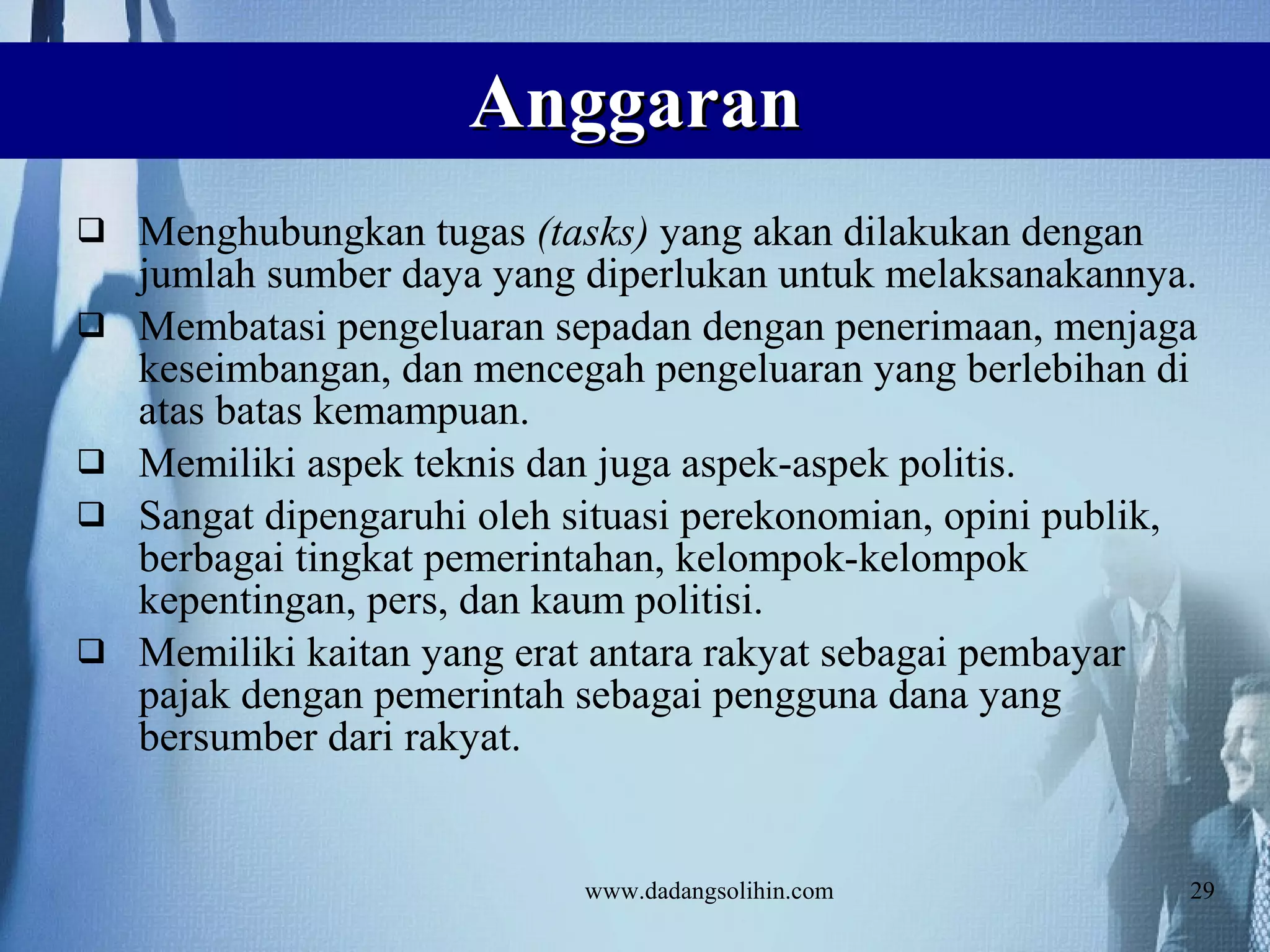 Optimalisasi Peran dan Fungsi DPRD dalam Proses Penyusunan dan Penetapan APBD dari RPJP sampai ...