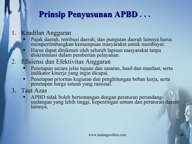 Optimalisasi Peran dan Fungsi DPRD dalam Proses Penyusunan dan Penetapan APBD dari RPJP sampai ...