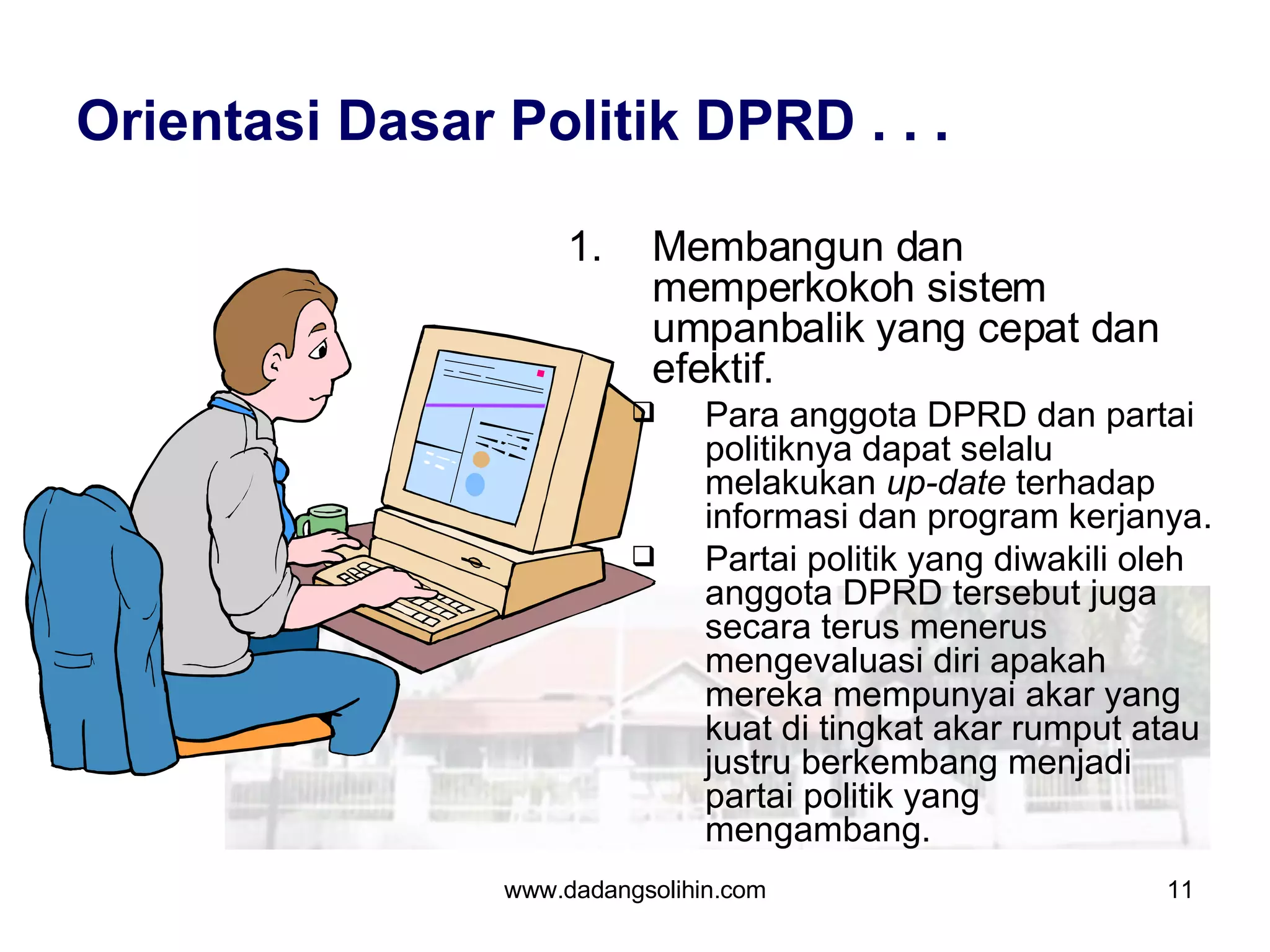 Optimalisasi Peran dan Fungsi DPRD dalam Proses Penyusunan dan Penetapan APBD dari RPJP sampai ...