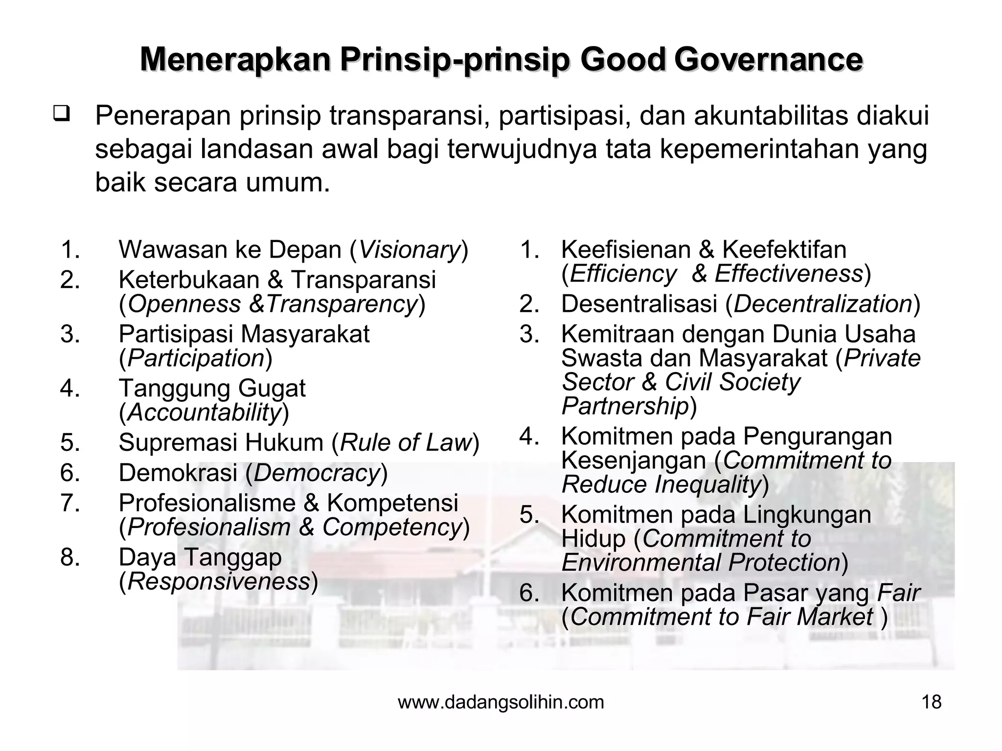 Optimalisasi Peran dan Fungsi DPRD dalam Proses Penyusunan dan Penetapan APBD dari RPJP sampai ...