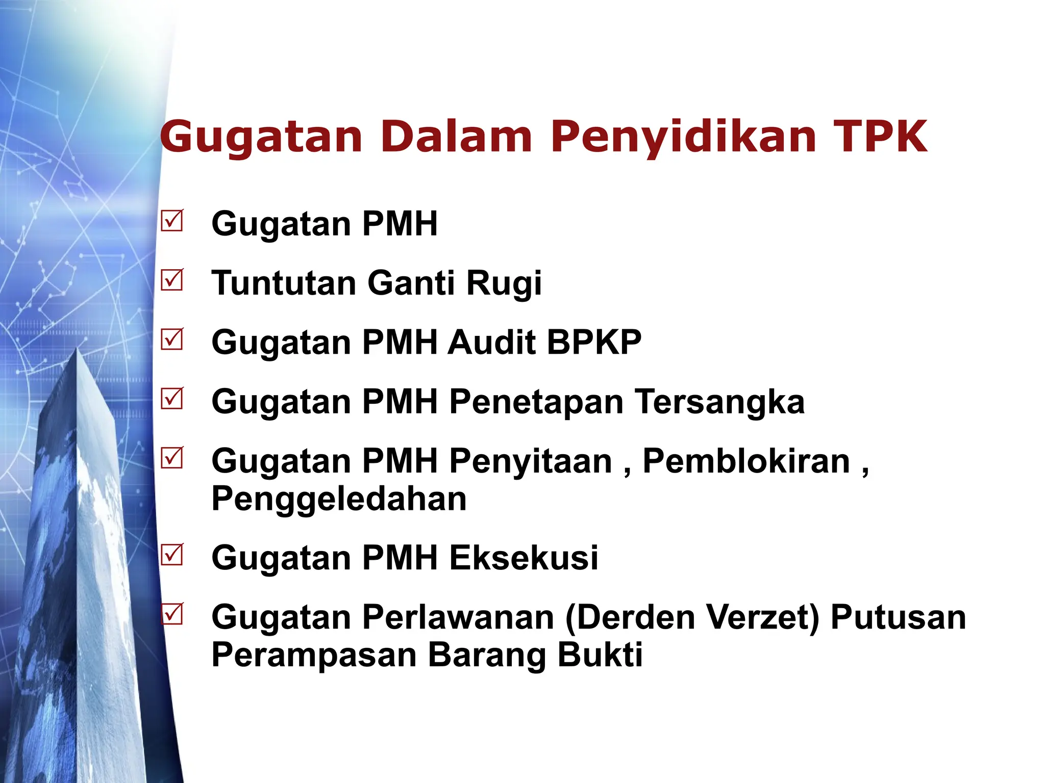 optimalisasi pemulihan kerugian negara fw.ppt