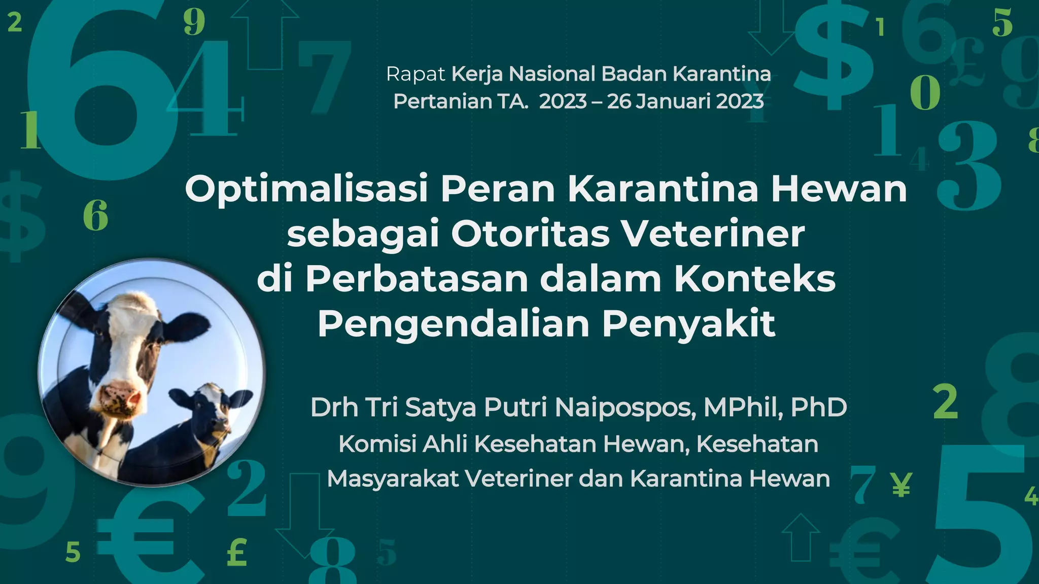 Optimalisasi Peran Karantina Hewan sebagai Otoritas Veteriner di Perbatasan dalam Konteks ...