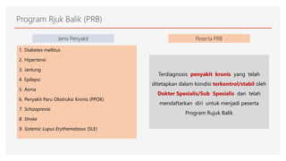 Optimalisasi prb melalui penguatan fungsi farmasi klinik | PPTX