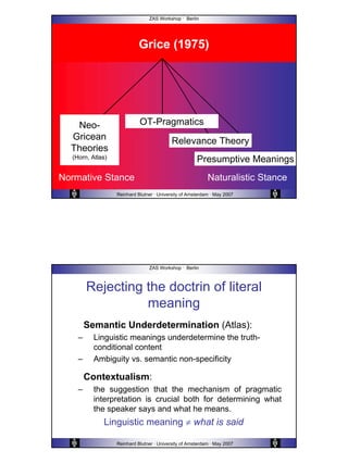 Optimality%20 Theoretic%20 Pragmatics | PDF | Science