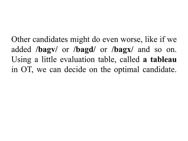 Optimality theory.pptx | Religion & Spirituality