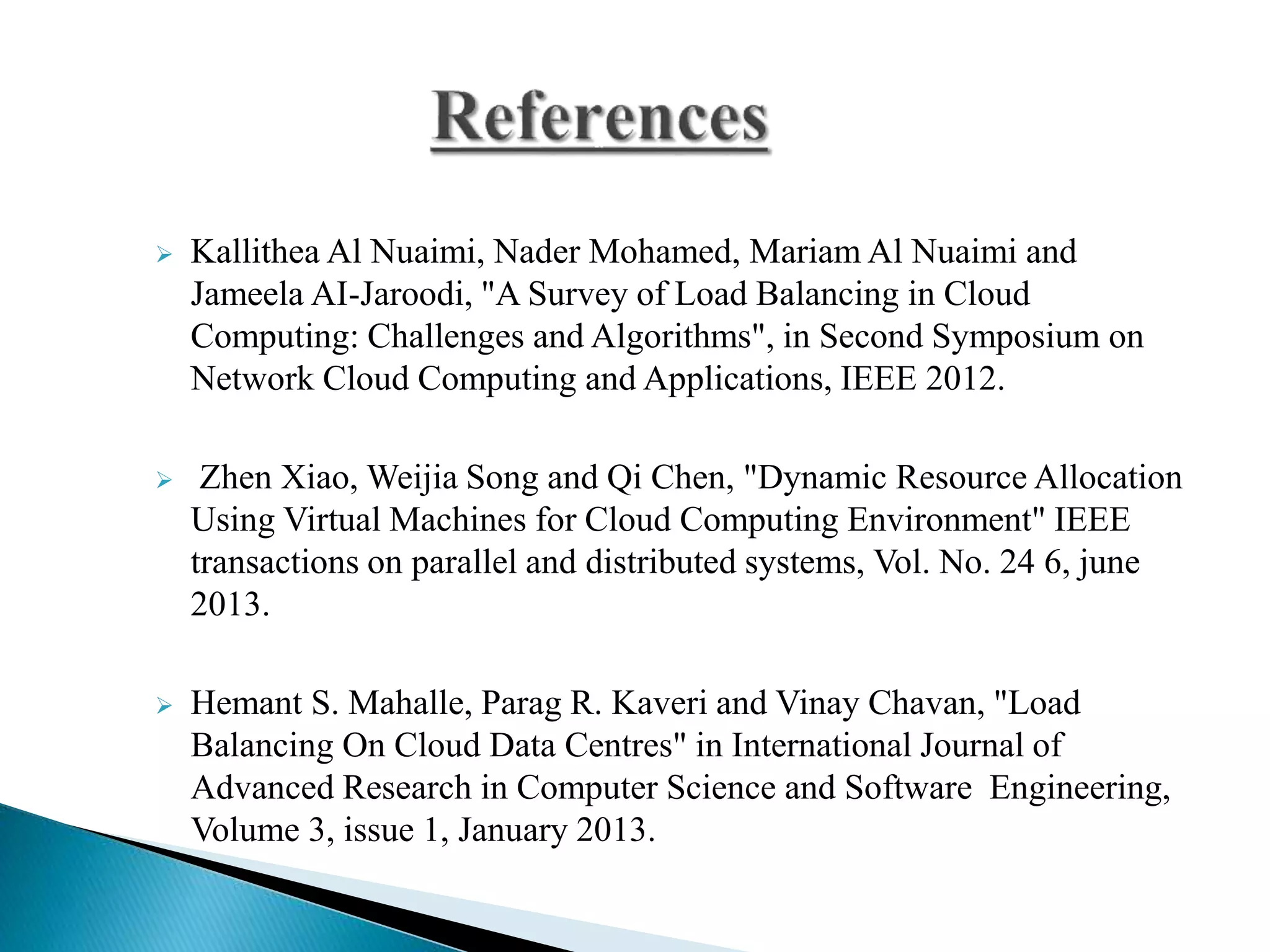 Optimal load balancing in cloud computing | PPTX