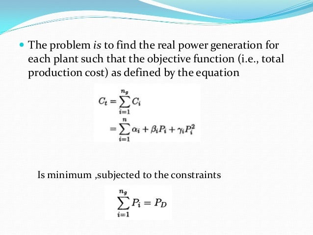 Optimal Load Scheduling