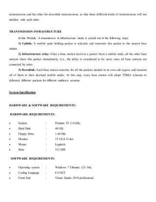 2014 IEEE JAVA NETWORKING PROJECT Optimal multicast capacity and delay tradeoffs in manets | PDF