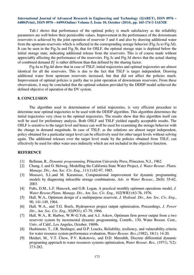 Optimal operation of a multi reservoir system and performance evaluation | PDF