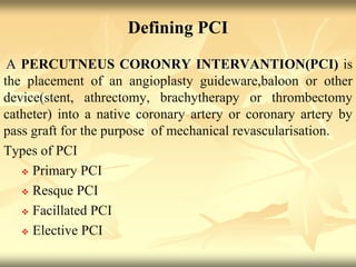Optimal PCI in Coronary artery diseases PPT | PDF