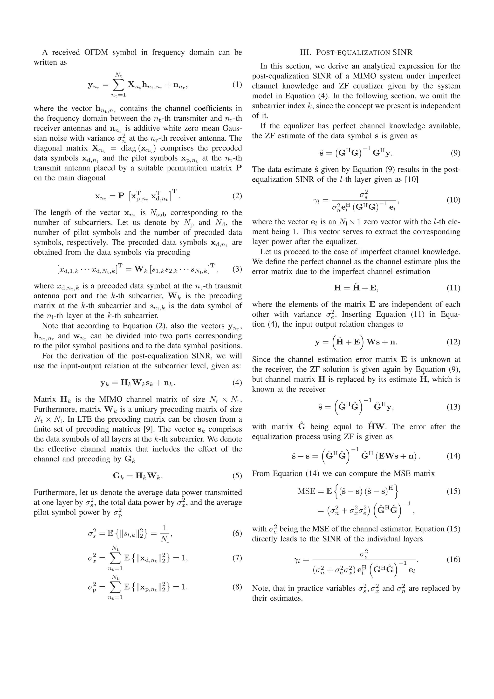 Optimal pilot symbol power allocation in lte | PDF