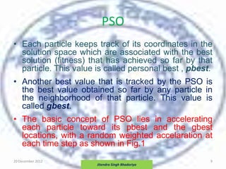 Optimal placement and sizing of multi dg using pso | PPTX