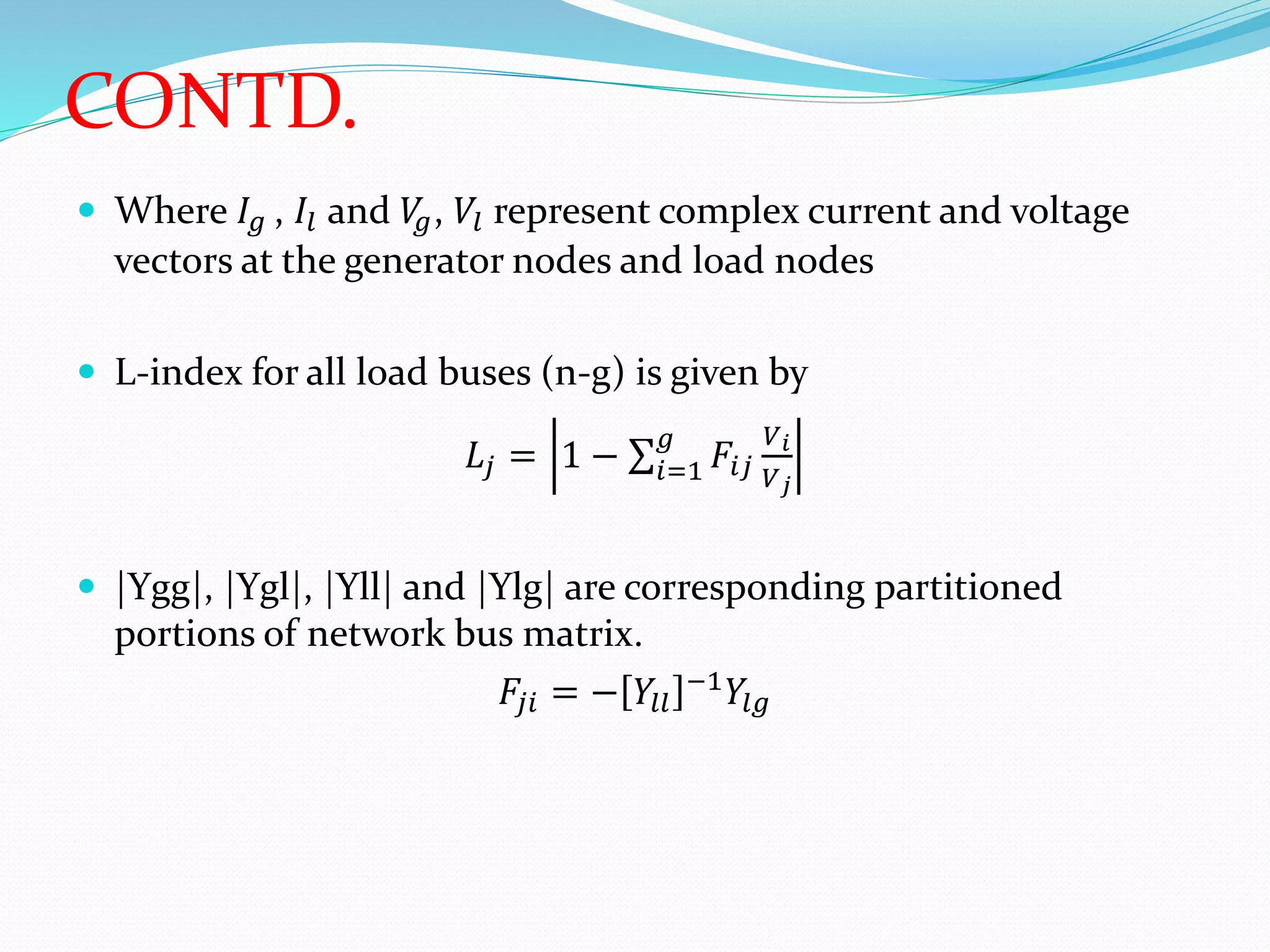 Optimal Placement Of Tcsc For Voltage Profile Improvement Ppt 