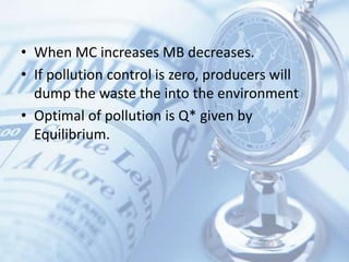 Optimal pollution control | PPTX