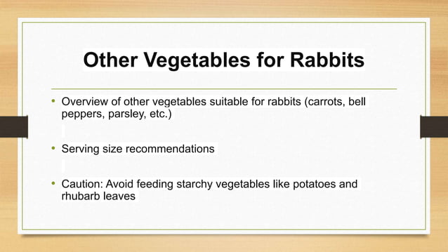Optimal Rabbit Diet. what bunnie can eat | PPT