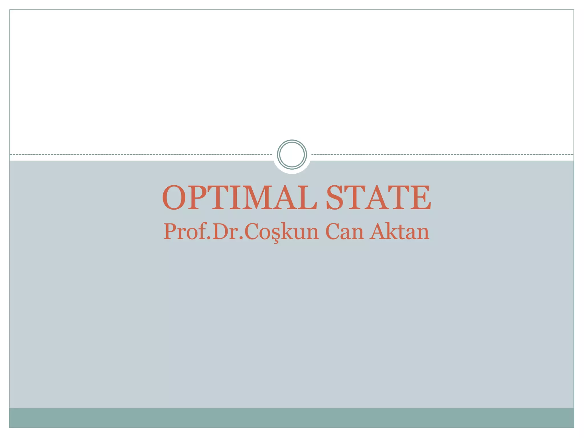 Optimal state | PPT
