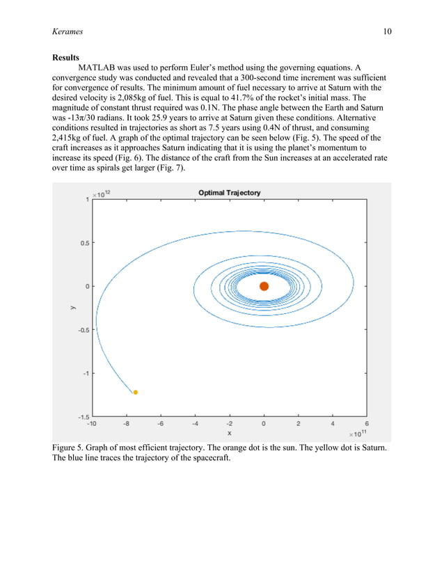 Optimal trajectory to Saturn in ion-thruster powered spacecraft | PDF