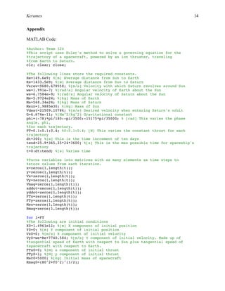 Optimal trajectory to Saturn in ion-thruster powered spacecraft | PDF