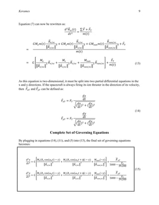 Optimal trajectory to Saturn in ion-thruster powered spacecraft | PDF