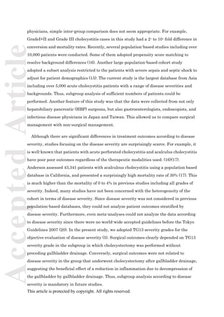 Optimal treatment strategy for acute cholecystitis based on predictive ...