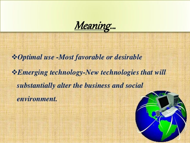 Technology Meaning