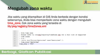 Optimasi Konfigurasi OJS 3 | PDF